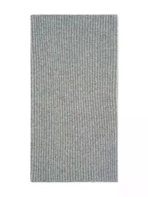 Eric Bompard Ribbed Cashmere Snood - Grey