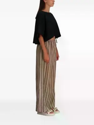 Staud Bonfire Striped Linen Trousers