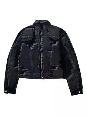 JEAN PAUL GAULTIER Graphic-print Denim Jacket