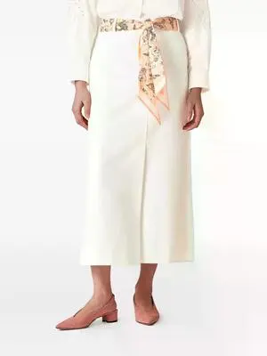Paul Smith Midi Skirt With Scarf Belt