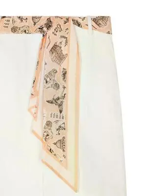 Paul Smith Midi Skirt With Scarf Belt