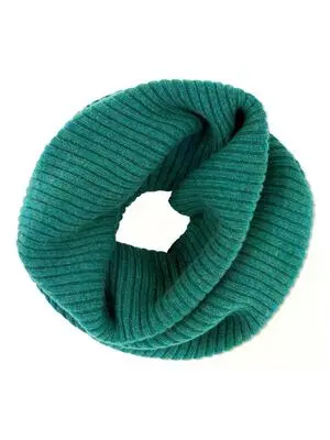 Eric Bompard Ribbed Cashmere Snood - Green