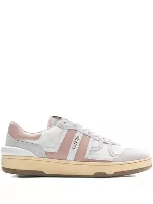 LANVIN Clay Leather Panel Low-top Sneakers