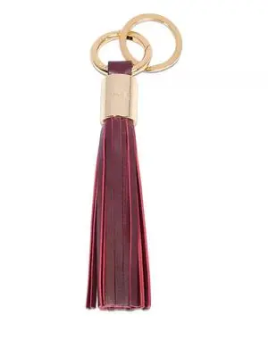 LANCEL Tassel Keyring - Red
