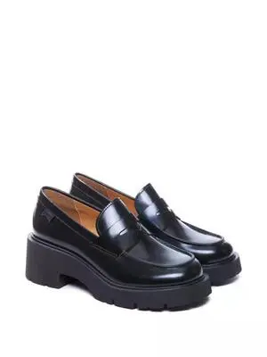 Camper Milah 55mm Leather Platform Loafers