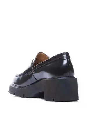 Camper Milah 55mm Leather Platform Loafers