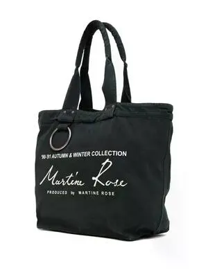 Martine Rose Logo-print Tote Bag - Green