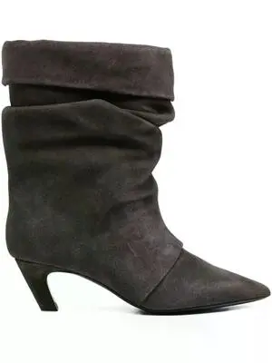 Ash 50mm Slouch-effect Pointed-toe Boots