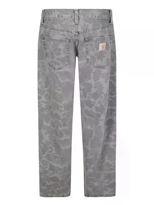Carhartt Work In Progress Printed Five-pocket Jeans