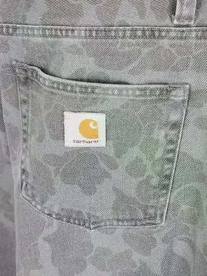 Carhartt Work In Progress Printed Five-pocket Jeans