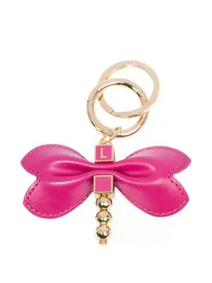 LANCEL Dragonfly Keyring - Pink