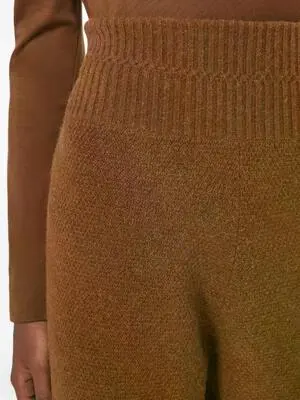 Max Mara Ribbed-knit Wool Trousers