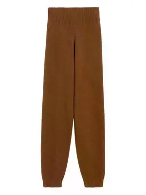 Max Mara Ribbed-knit Wool Trousers