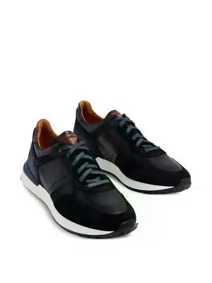 Magnanni Leather-panel Sneakers