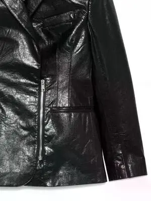 MSGM Notched Asymmetric-zip Jacket