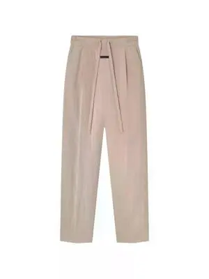 Fear Of God Pleat-detailed Drawstring Trousers - Neutrals