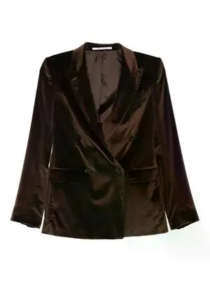 Tagliatore Long-sleeve Double-breasted Jacket