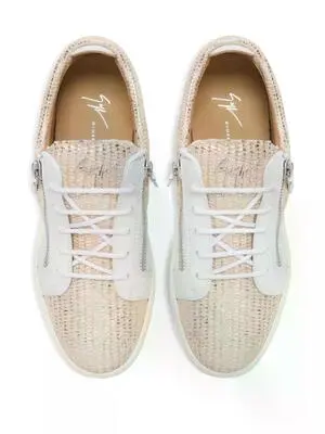 GIUSEPPE ZANOTTI Woven Panel Sneakers