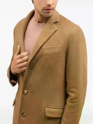 Boglioli Three-button Brushed Cashmere Coat