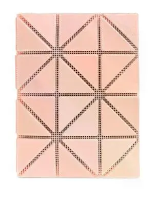 Issey Miyake Geometric-pattern Wallet - Pink