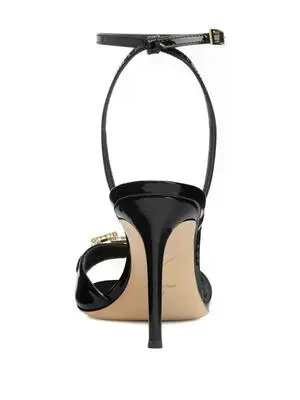 GIUSEPPE ZANOTTI Evry Crystal-embellished Sandals - Black