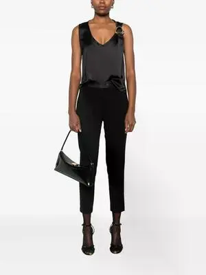 Imperial Buckle-detail Top - Black