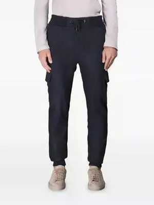 MOORER Cargo-pockets Track Pants - Blue