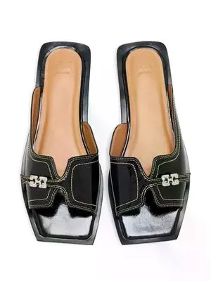 GANNI Patent Leather Sandals