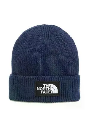 The North Face Logo-patch Cuffed Beanie - Blue