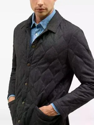 Boglioli Quilted Diamond-pattern Jacket