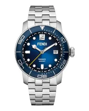 Fendi Aqua Automatic Diver - Stainless Steel/aluminum