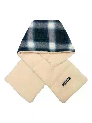 NEIGHBORHOOD X Pendleton .wo Check Boa Muffler Blue