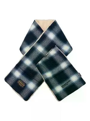 NEIGHBORHOOD X Pendleton .wo Check Boa Muffler - Blue