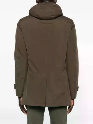 Herno Hooded Concealed-zip Coat