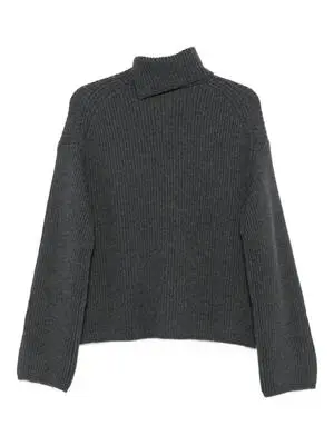 JOSEPH Ribbed High Neck Sweater