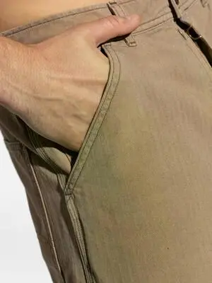 MAISON MARGIELA Herringbone Frayed Trousers