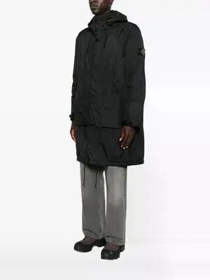 Stone Island Hooded Drawstring Coat