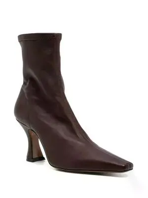 NEOUS Leather Ankle Boots - Brown