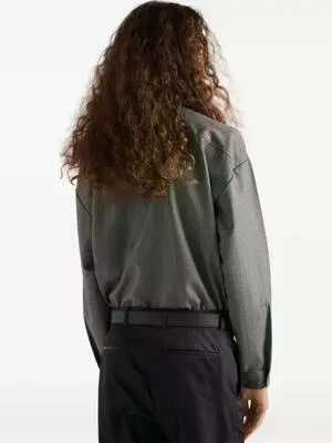 Prada Zip-up Shirt