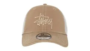 StÜssy X New Era 9twenty Tonal Basic Trucker Cap - Khaki