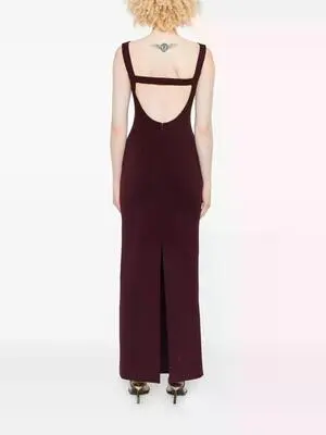 Solace London Sleeveless Maxi Dress - Red