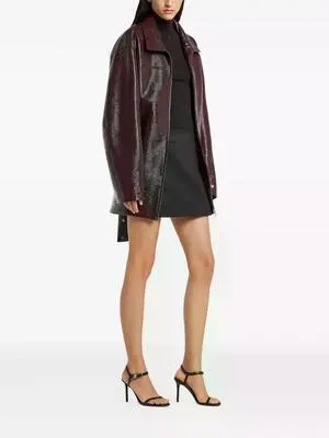 COURREGES Vinyl Belted Jacket