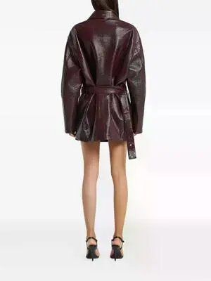 COURREGES Vinyl Belted Jacket