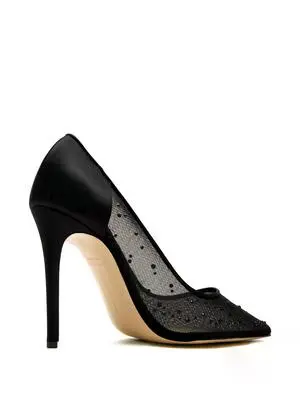 ANDREA WAZEN 105mm Lore Glitz Embellished Pumps