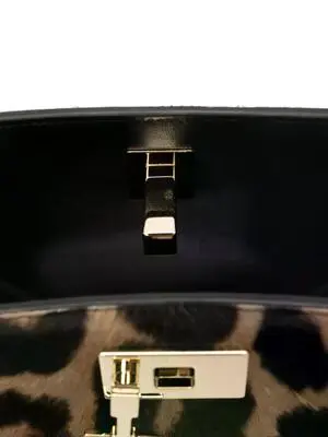 FERRAGAMO Studio Box Leopard-print Satchel