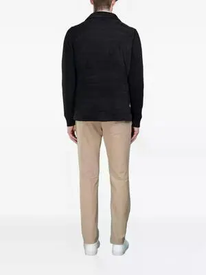 MOORER Buttoned Quilted Blazer