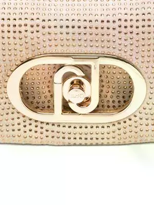 Liu Jo Crystal-embellished Cross Body Bag - Neutrals
