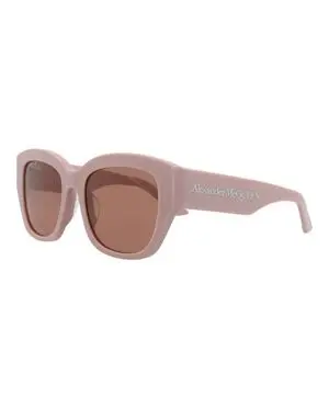 Alexander McQueen Square Rectangle Sunglasses - Pink Pink Red (am0451sa/30015164/003)