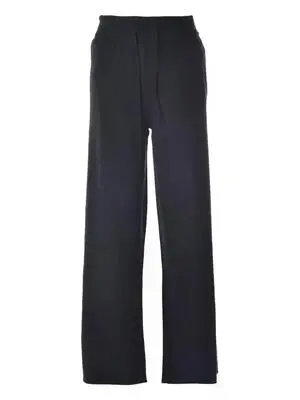 Alberta Ferretti Ribbed-waistband Wide-leg Trousers