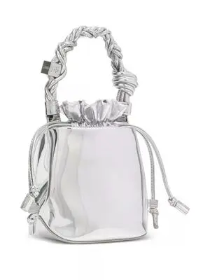 GANNI Mini Bou Twisted-handle Bucket Bag